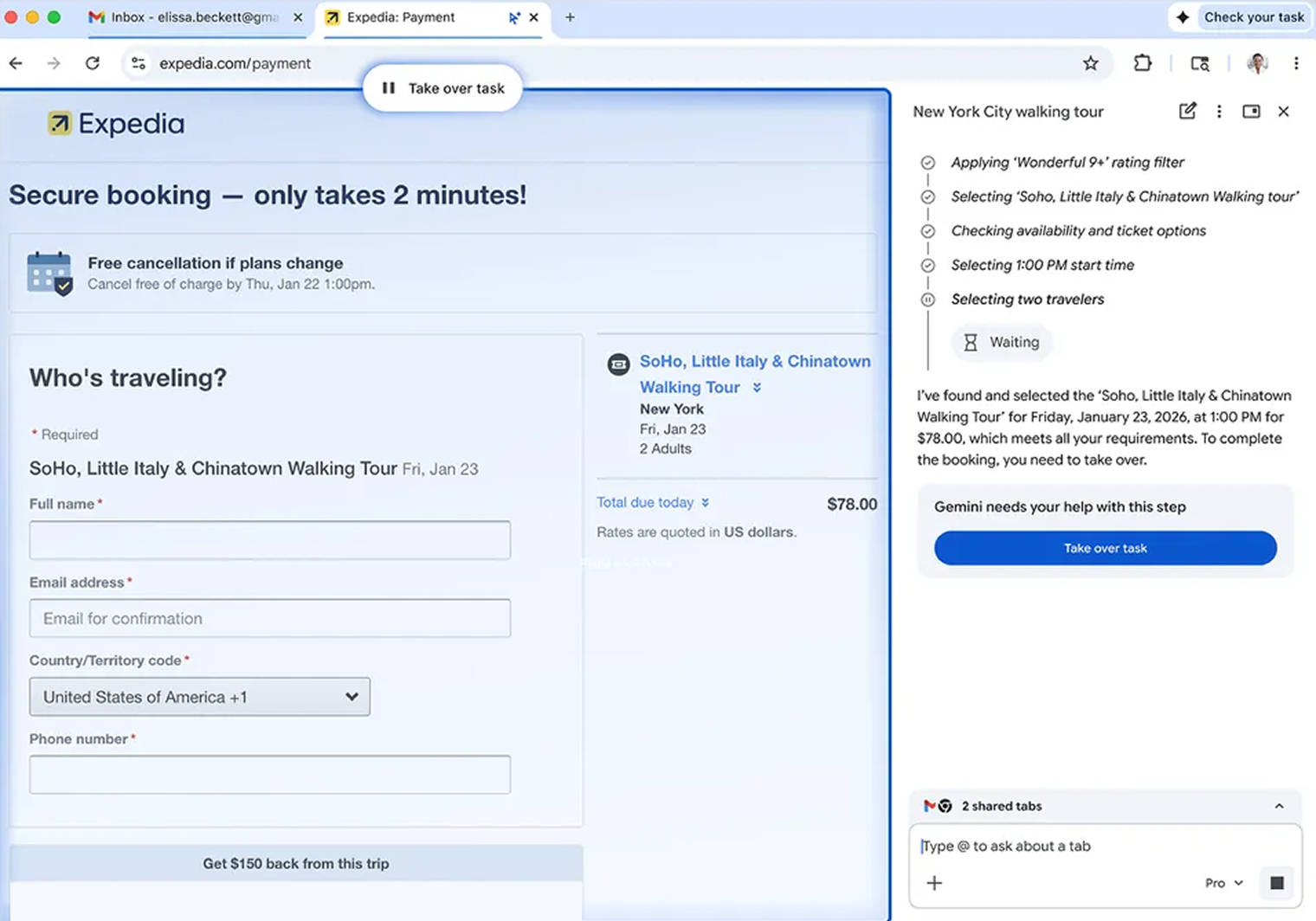 Google встроила в Chrome чат-бота Gemini и генератор картинок Nano Banana