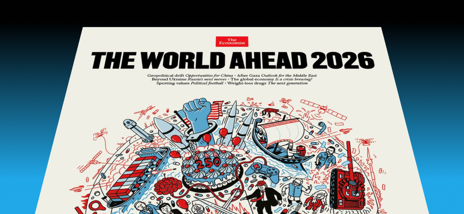 Обложка The Economist 2026: расшифровка прогноза World Ahead на ...